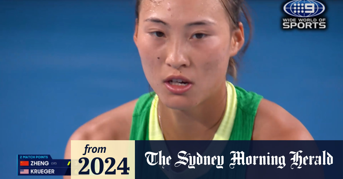 Video: Australian Open Highlights: Qinwen Zheng v Ashlyn Krueger